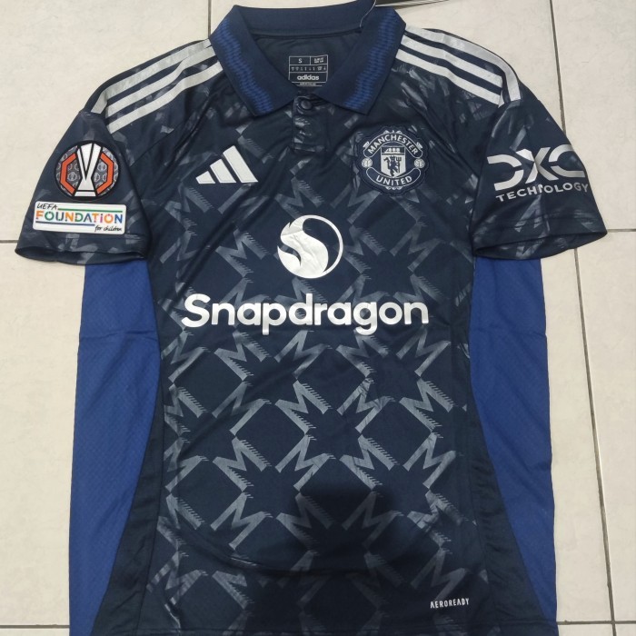 Jual JERSEY BAJU BOLA MU AWAY 2024/2025 FULLPATCH GRADE ORI | Shopee ...