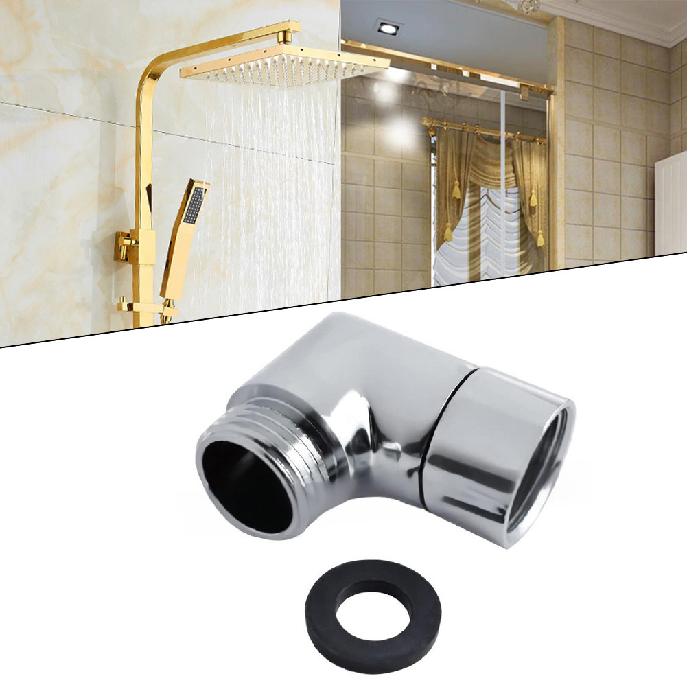 Jual Handhold Shower Extension Elbow Connector 90Degree Shower Head ...