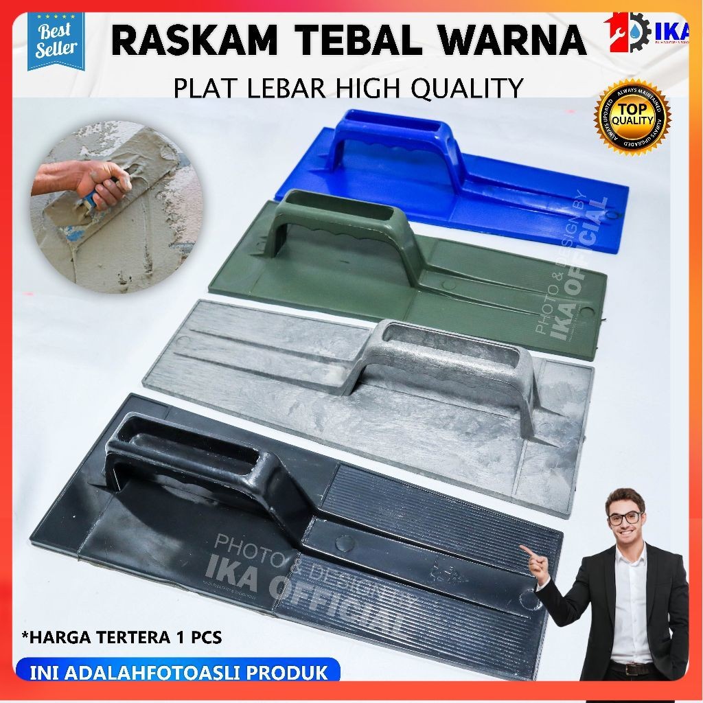 Jual Roskam Plastik / Raskam WARNA PVC - GRADE A / Penghalus Dinding ...