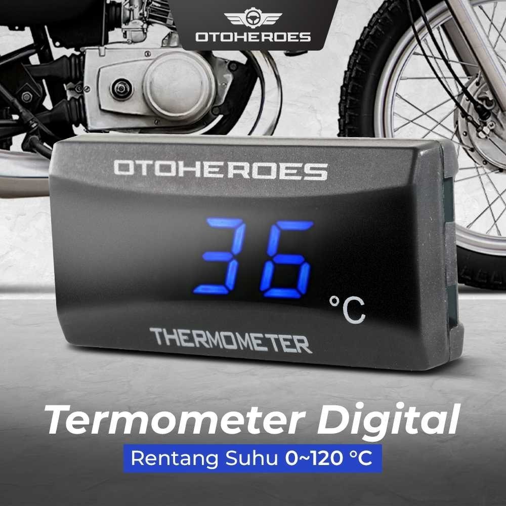 Jual Termometer Digital Pengukur Suhu Air Radiator Mesin | Digital ...