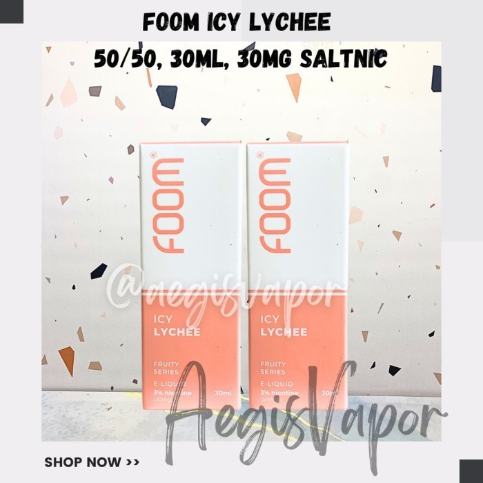 Jual Foom Icy Lychee Fruity 30ml 30mg Saltnic | Shopee Indonesia