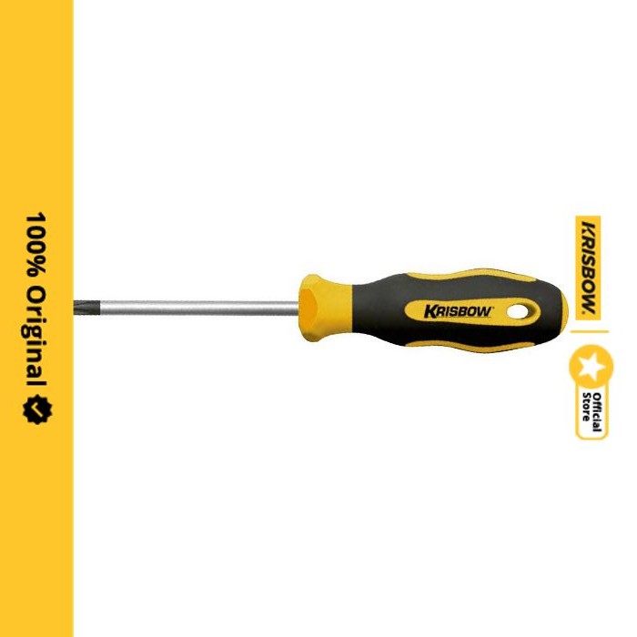 Jual Krisbow Obeng Plus 6.0x150 mm - Merah Screwdriver Alat Perkakas ...