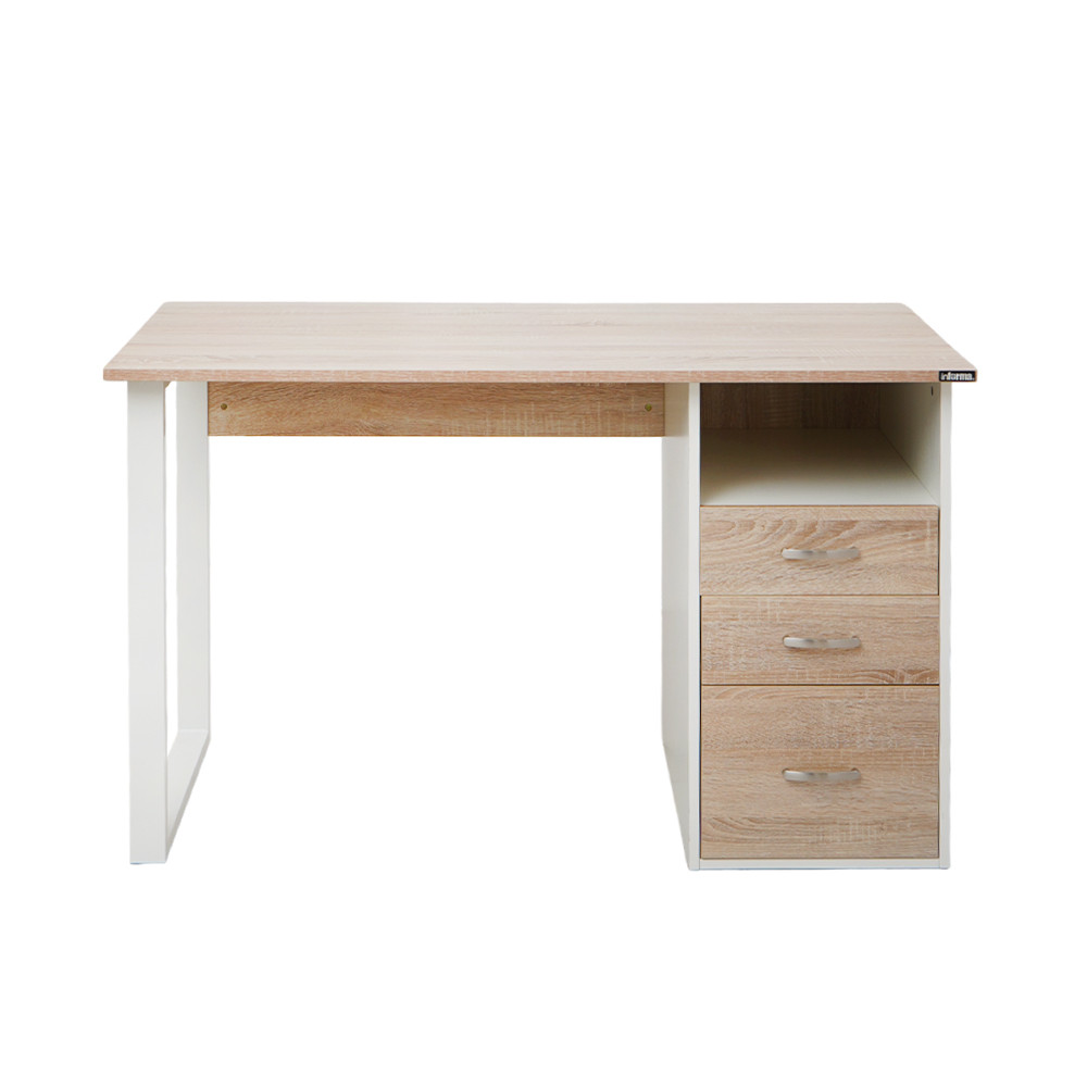 Jual Informa Halley Meja Kantor - Cokelat Office Table Furnitur Kantor ...