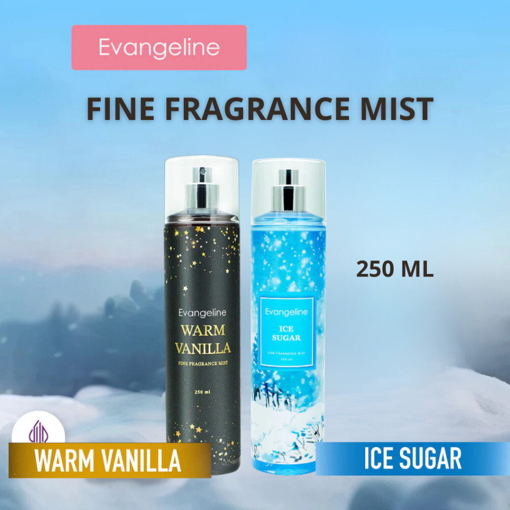 Jual EVANGELINE Fine Fragrance Mist Netto 250 Ml Warm Vanilla & Ice ...