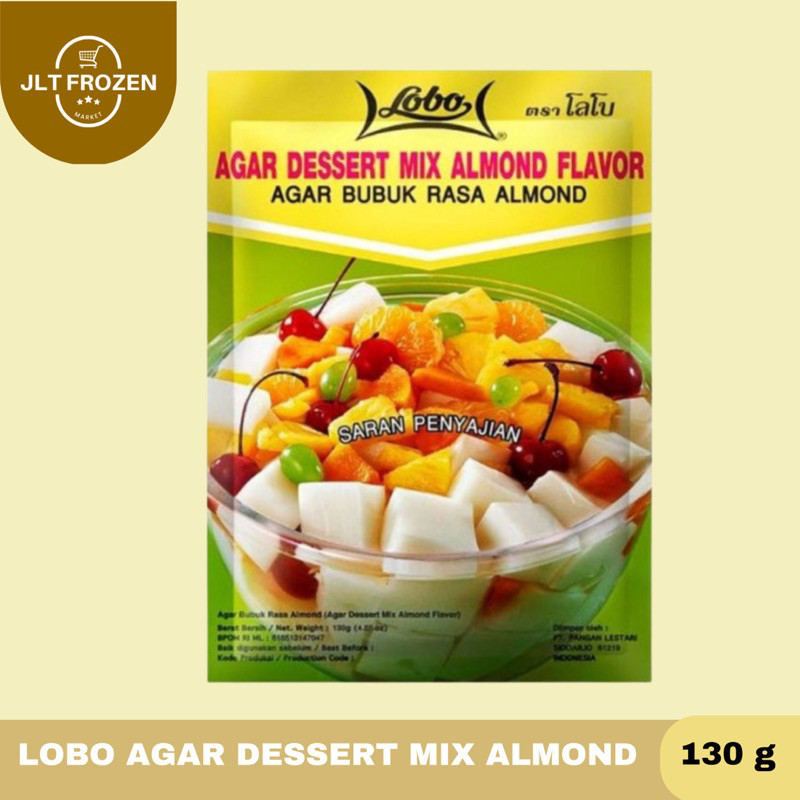 Jual Lobo Agar Dessert Mix Almond / Agar Bubuk Rasa Almond Instan ...