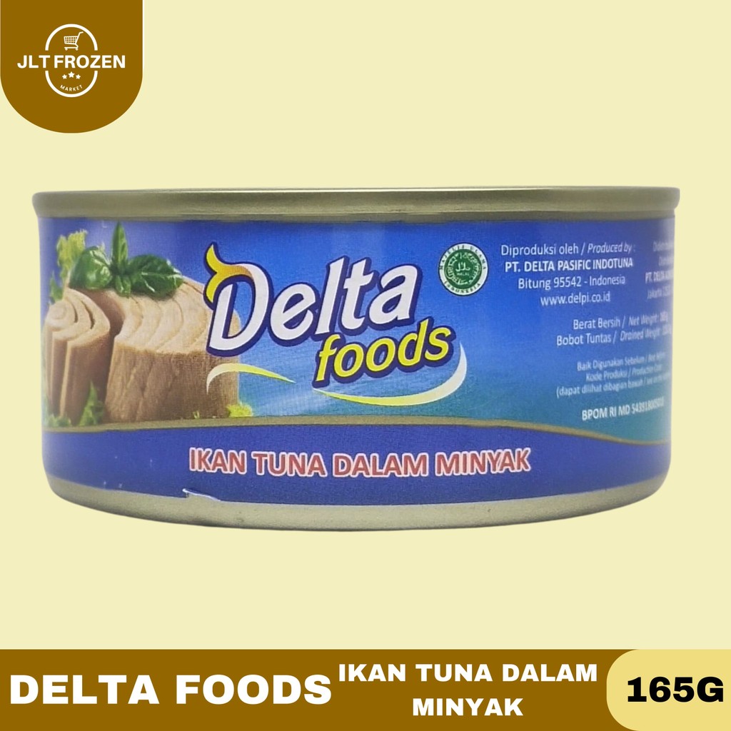 Jual Delta Foods Tuna / Ikan Tuna Dalam kemasan kaleng 165g | Shopee ...