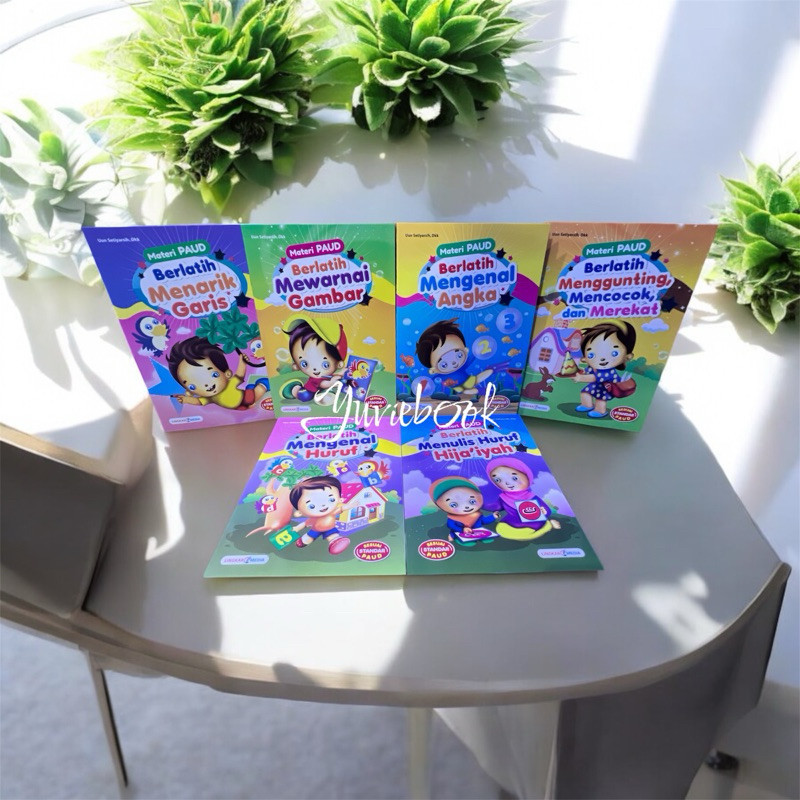 Jual Paket 6 Buku Materi PAUD TK SD - Lingkar Media | Shopee Indonesia