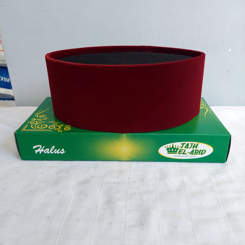 Jual BEST SELLER Peci merah betawi peci merah Full AC peci merah maroon ...