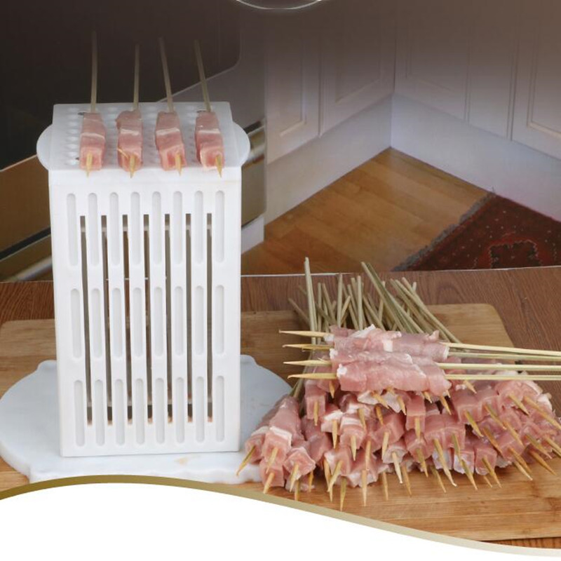Jual Meat Beef Mutton String Device Manual Stringing Machine Barbecue Skewer For BBQ Making ...