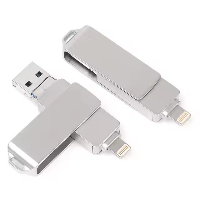 Jual Flashdisk OTG 2in1 Penyimpanan 128GB 512GB 1TB Metal High Speed ...