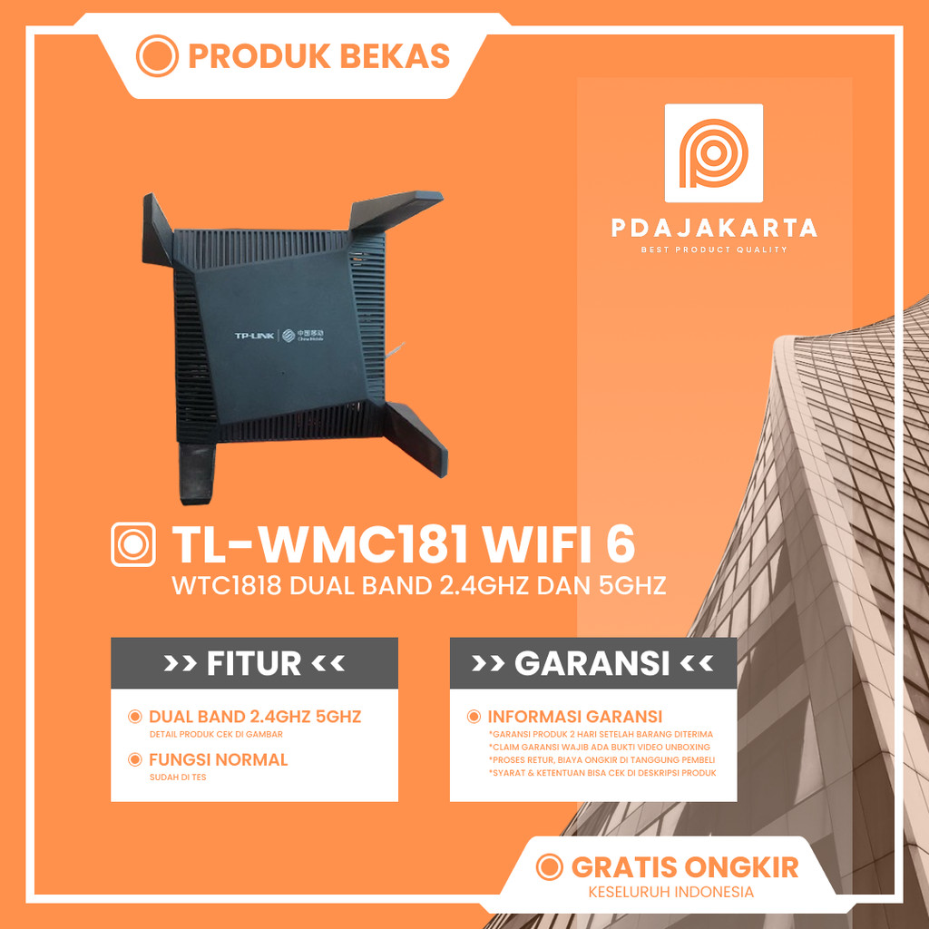 Jual TP-LINK TL-WMC 181 WIFI 6 DUAL BAND 2.4GHZ DAN 5GHZ | Shopee Indonesia