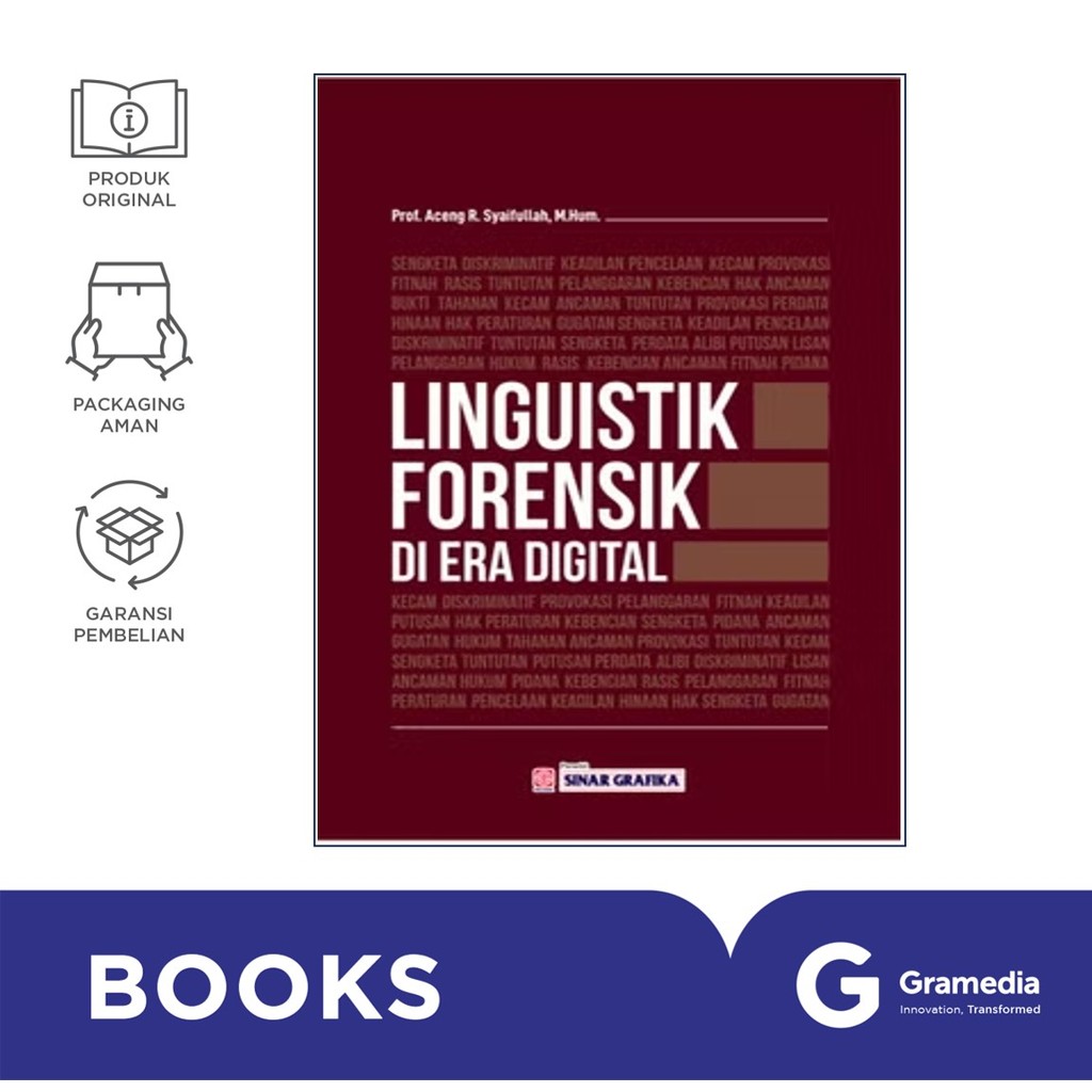 Jual Linguistik Forensik di Era Digital ( Prof. Dr. Drs. Aceng Ruhendi ...