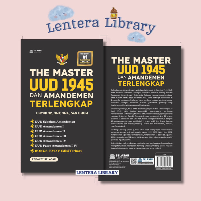 Jual Buku UUD - The Master UUD 1945 dan Amandemen Terlengkap (Selasar) | Shopee Indonesia