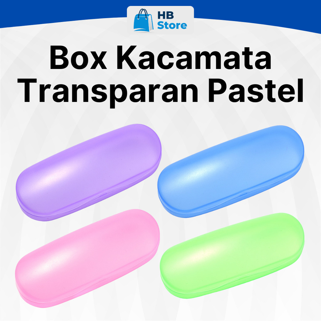 Jual BOX KACAMATA Kotak Kacamata Transparant - Box Kacamata - Tempat ...