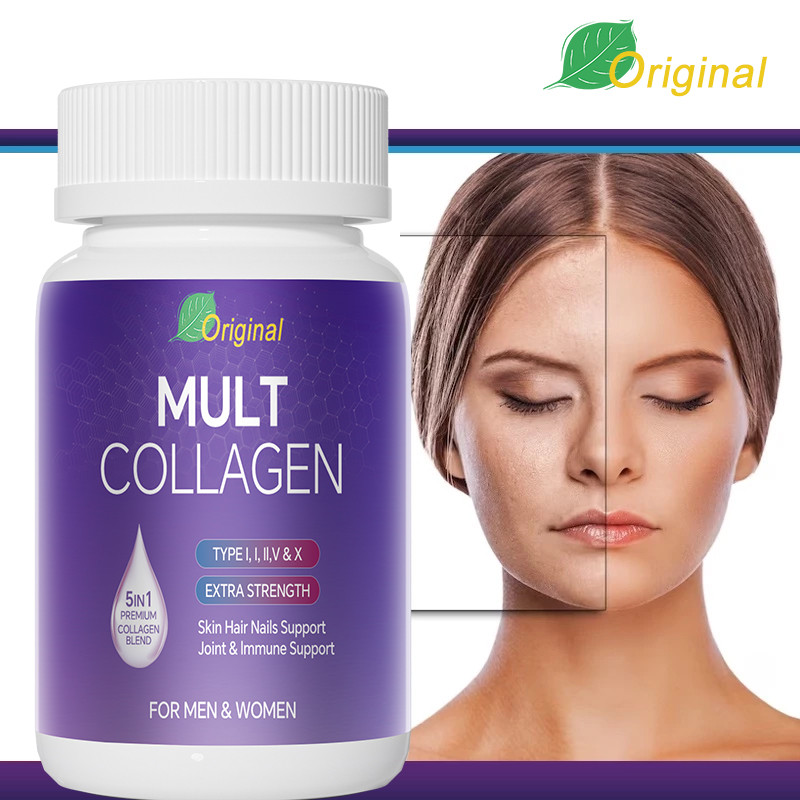 Jual Multi-Collagen Capsules - Advanced Peptide Complex, 5-in-1 Type ...