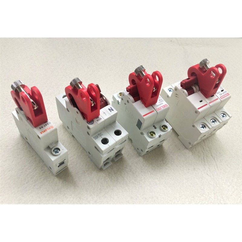 Jual 10pcs/lot breaker lockout lock dogs, MCB lock ,toggle lock safety ...