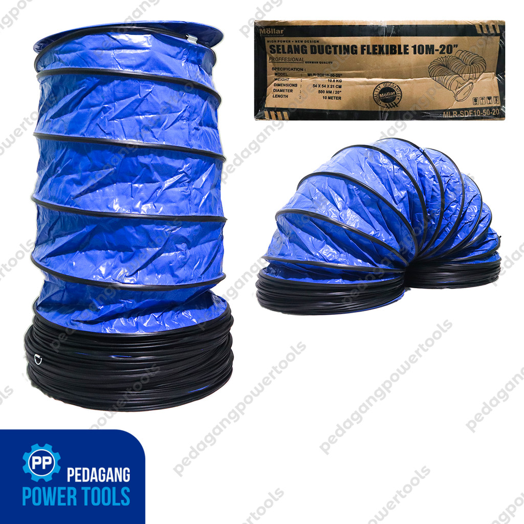 Jual MOLLAR MLR-SDF10-20" Selang Blower Ventilator 20" 10 meter ...