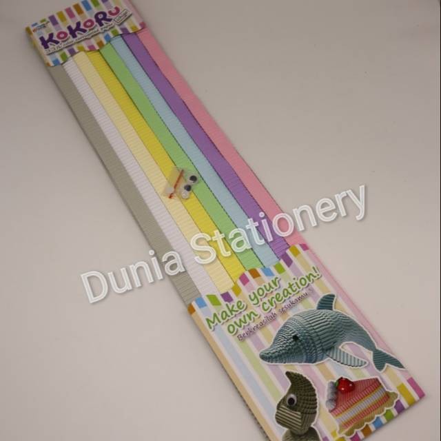 Jual Kertas Kreasi Kokoru Flute Paper Stripe | Shopee Indonesia