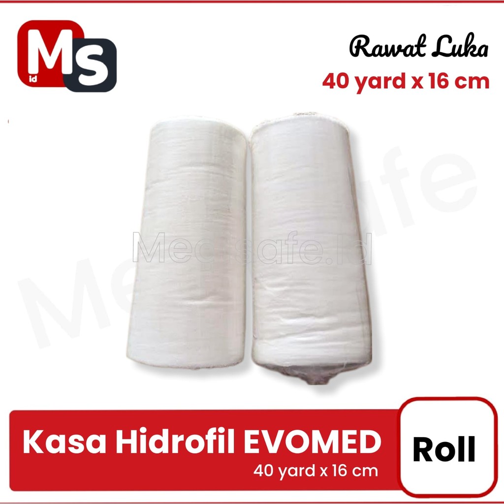 Jual Kasa Hidrofil 40 yard x 16 cm Evomed Kasa Perban Kasa Gulung ...