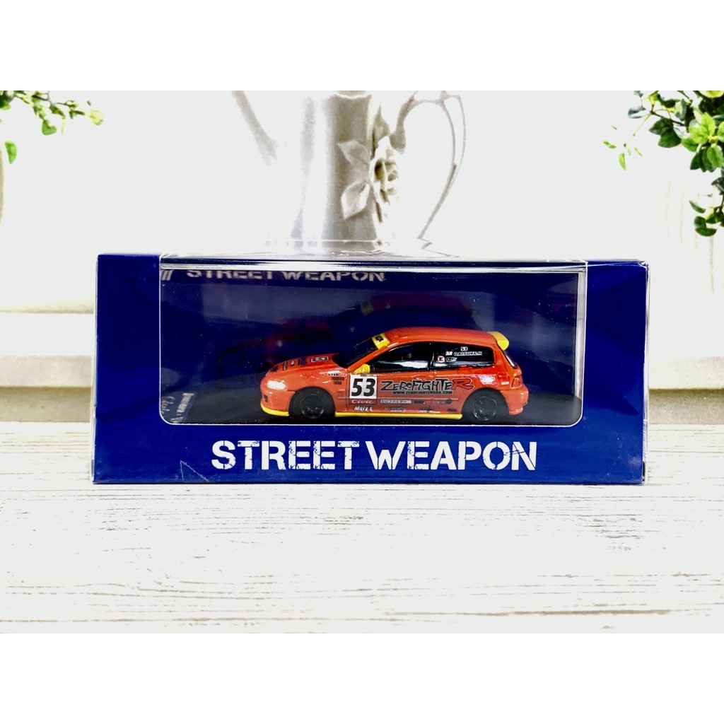 Jual STREET WEAPON CIVIC EG6 EG ESTILO ORANGE DIECAST | Shopee Indonesia