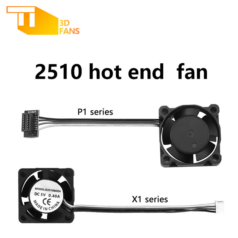 Jual 2510 Mini Fan 5V With Cable Hot End Cooling Cooler For Bambu Lab ...