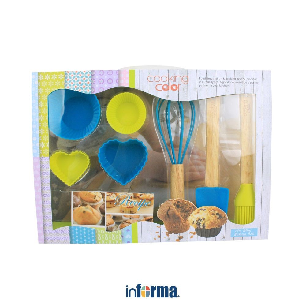 Jual Informa Cooking Color Set 7 Pcs Prun Alat Masak Untuk Anak Baking ...