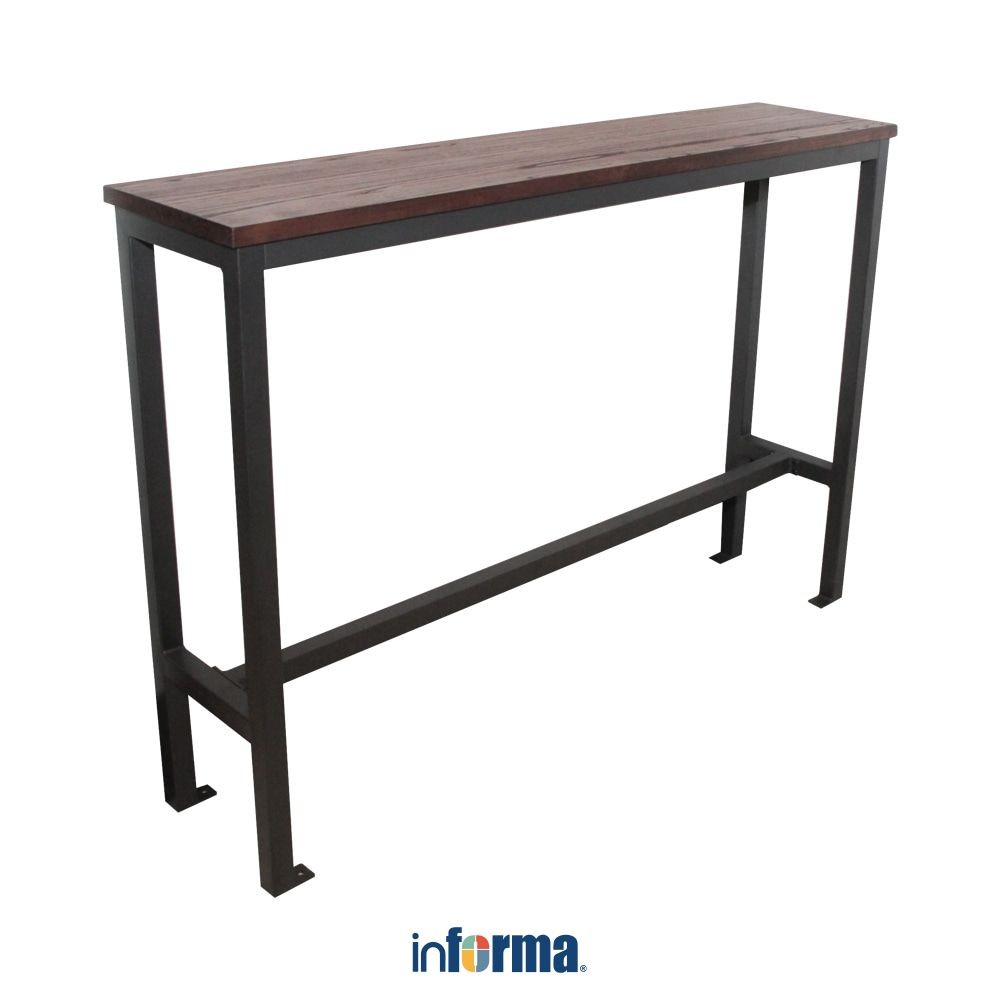 Jual Informa Magnumara Meja Bar - Cokelat Tua Bar Table Meja Makan Kafe ...