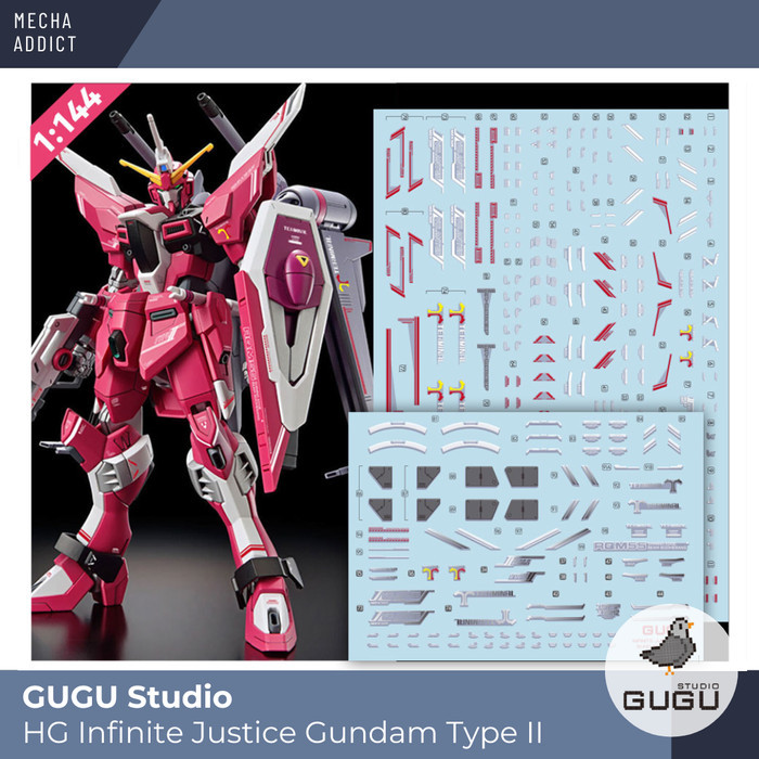 Jual Water Slide Decal HG Infinite Justice Gundam Type II by GUGU ...