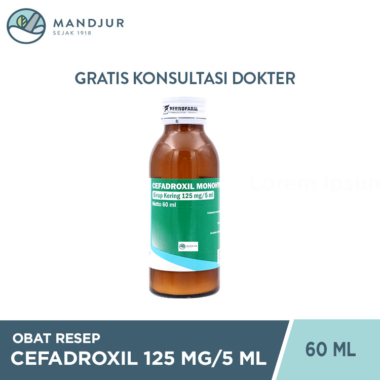 Jual Cefadroxil 125 mg/5 ml Dry Syrup 60 ml | Shopee Indonesia