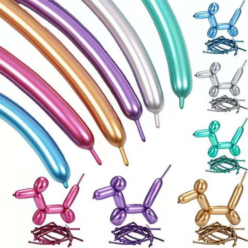 Jual Balon Twist Chrome Balon Pentil Balon Panjang Balon Bisa di Bentuk ...