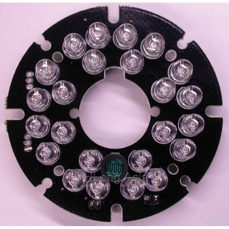 Jual Infrared 24x IR LED board for camera night vision (outer diameter ...