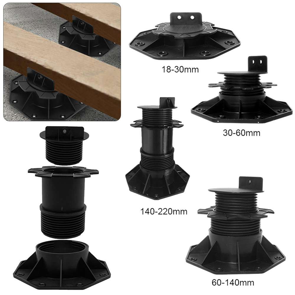 Jual 18-220mm Height-adjustable Floor Balance Support Pedestal Bearing ...