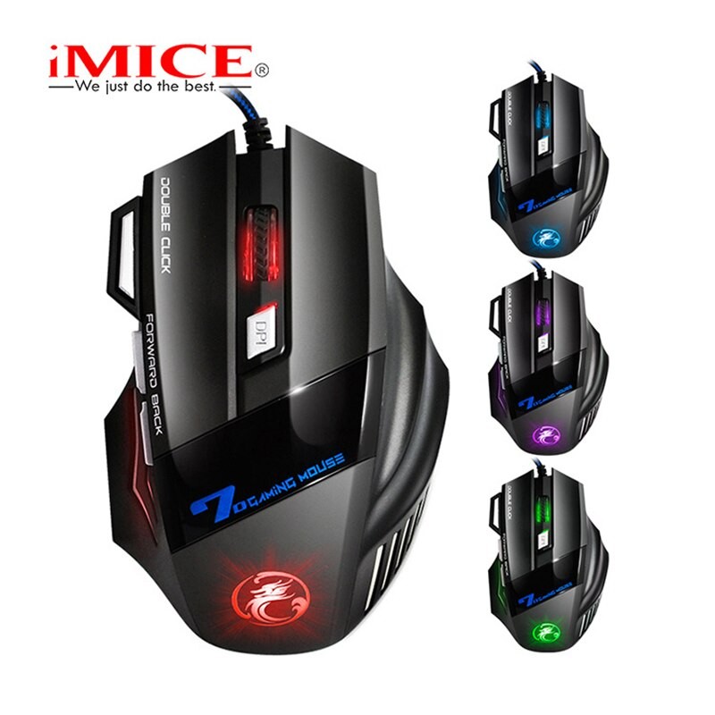 Jual X7 Wired Mechanical Gaming Mouse with Four DPI Function Cool Rgb ...