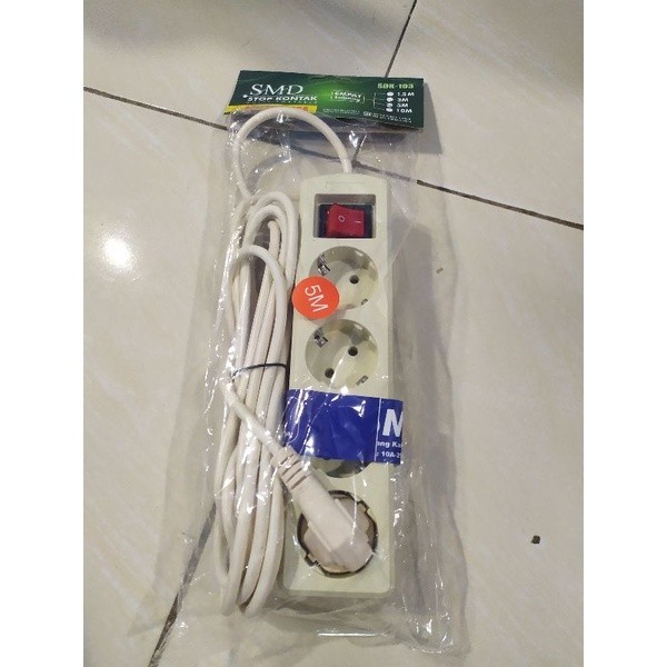 Jual Terminal colokan 4 lobang 5 meter terminal colokan 5 meter colokan listrik 4 lubang 5M stop ...