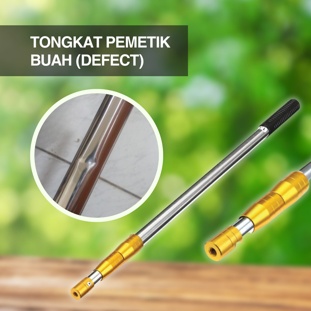 Jual DEFFECT Fruit Picker Alat Bantu Pengambil Buah Dari Pohon Tiang Teleskopik Stik Serbaguna ...