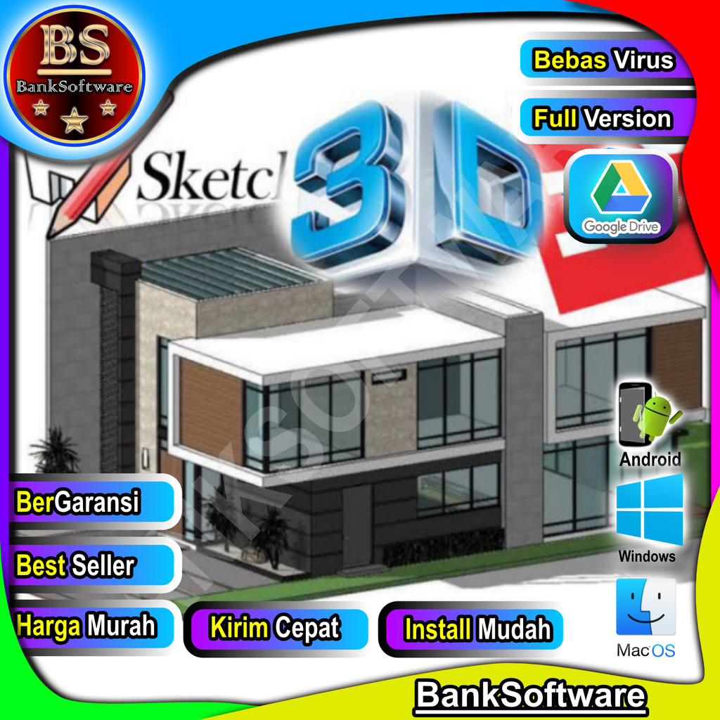 Jual SketchUp Pro v25.0.575 2025 Windows | Plugin Pack Full Version 3D ...