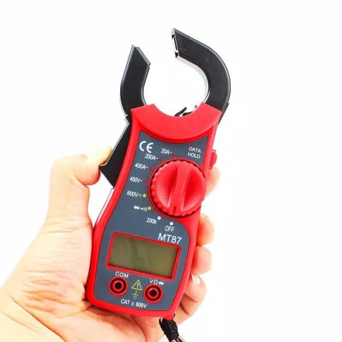 Jual Red Digital Multi Tester / Voltage, Ampere Meter. Tang Amper ...