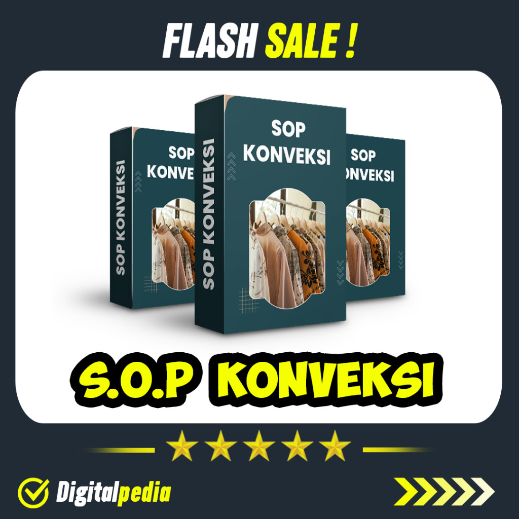 Jual SOP Konveksi Jahit Baju Produksi Garment Costing Job Desc Desk HRD ...