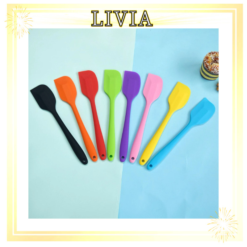 Jual LIVIA besar 28cm Spatula Bahan Silikon untuk Memasak / Spatula ...