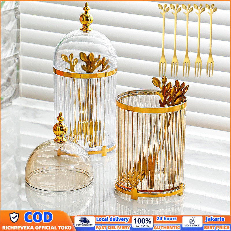 Jual Tempat Sendok Garpu Dengan Tutup Tempat Wadah Sendok Garpu Utensil ...