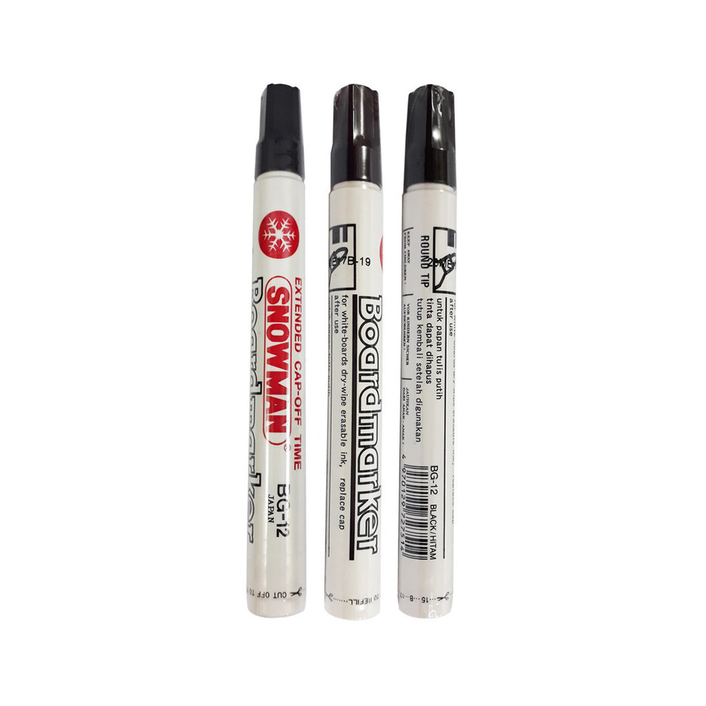 Jual Spidol Whiteboard SNOWMAN BG-12 M&G AWMY2271 AWMY22R2 Non Permanen ...