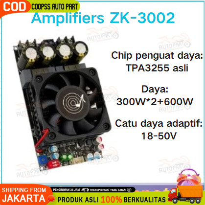 Jual [ZK-3002] TPA3255 Amplifier Class D Stereo BTL Bridge Hifi HD ...