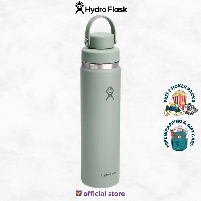 Jual Botol Minum Stainless Hydro Flask Wide Mouth Flex Chug Cap 24 oz / 710 ml Tonal Agave ...