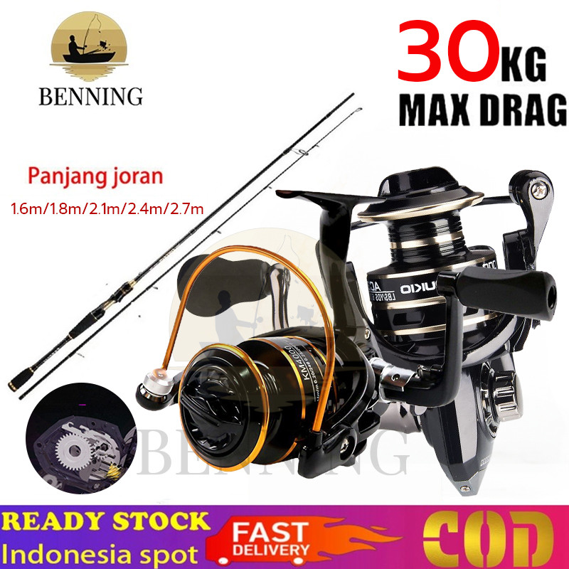 Jual # Beli 1 Dapat 7 #】Pancing Set 1.6M/1.8M/2.1M/2.4M Joran Pancing Set Dengan Bahan Serat ...