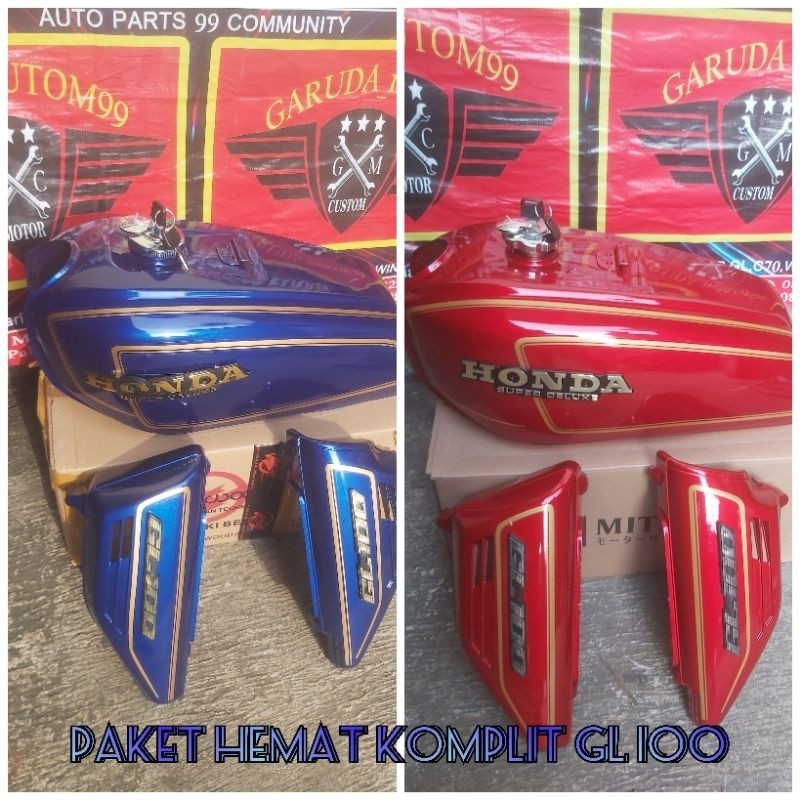 Jual PROMO Tangki tengki GL100 body GL 125 sandangan GL CEPEK pres ...