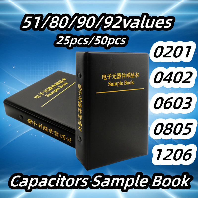 Jual Capacitor Kit SMD Capacitor Sample Book 0201 0402 0603 0805 1206 ...
