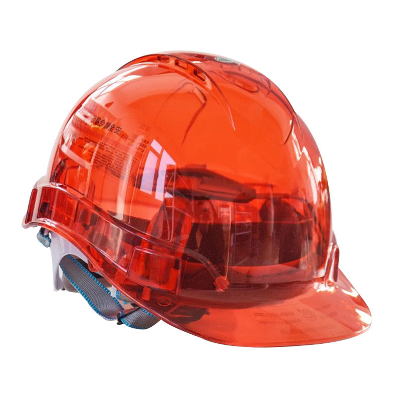 Jual Transparent Safety Helmet Construction Climbing Steeplejack Worker ...