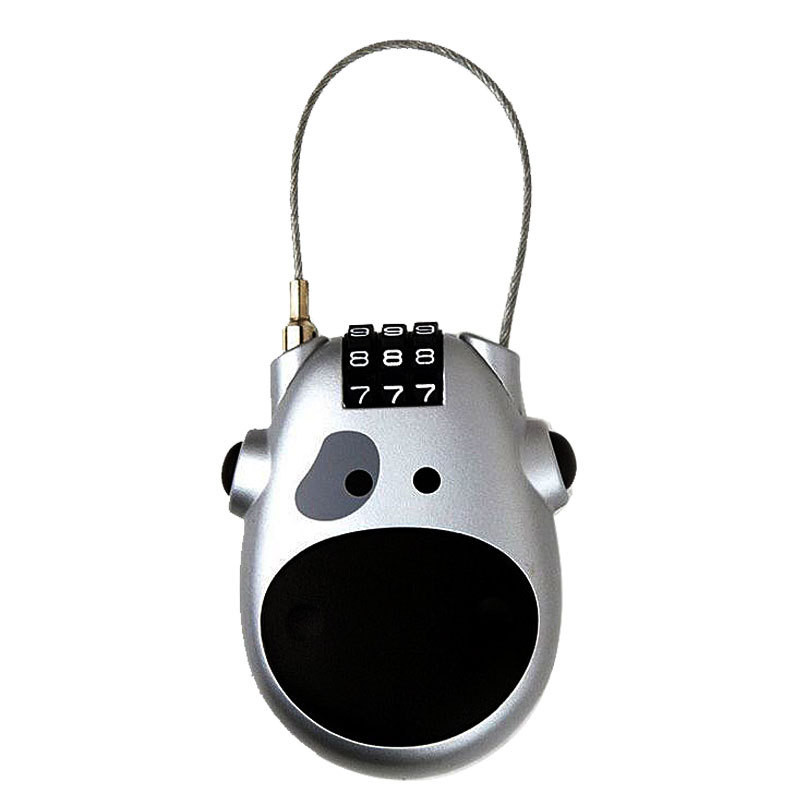 Jual Smart Door Lock Telescopic Steel Wire Rope Password Smart Lock 3 ...