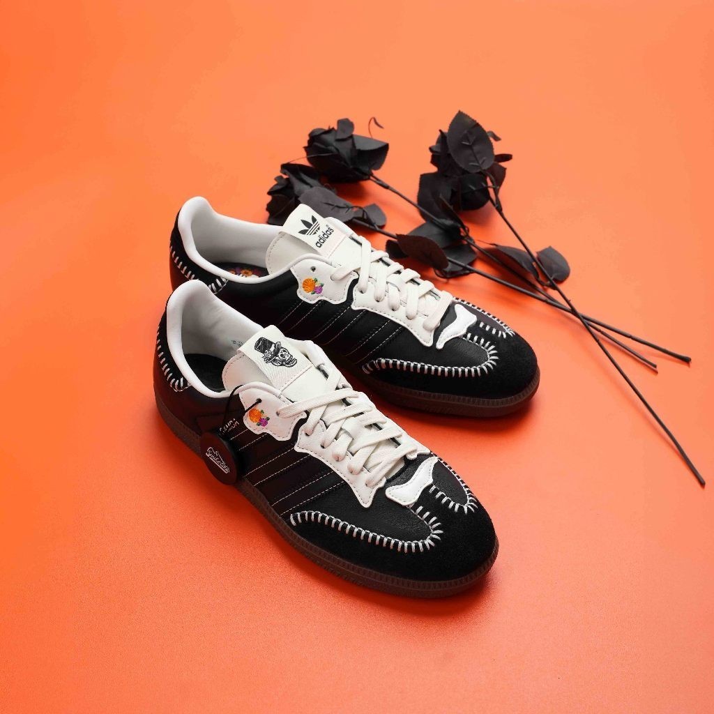 Jual 【100% Authentic】 Adidas Samba OG Halloween Dia De Muertos Pack Off ...