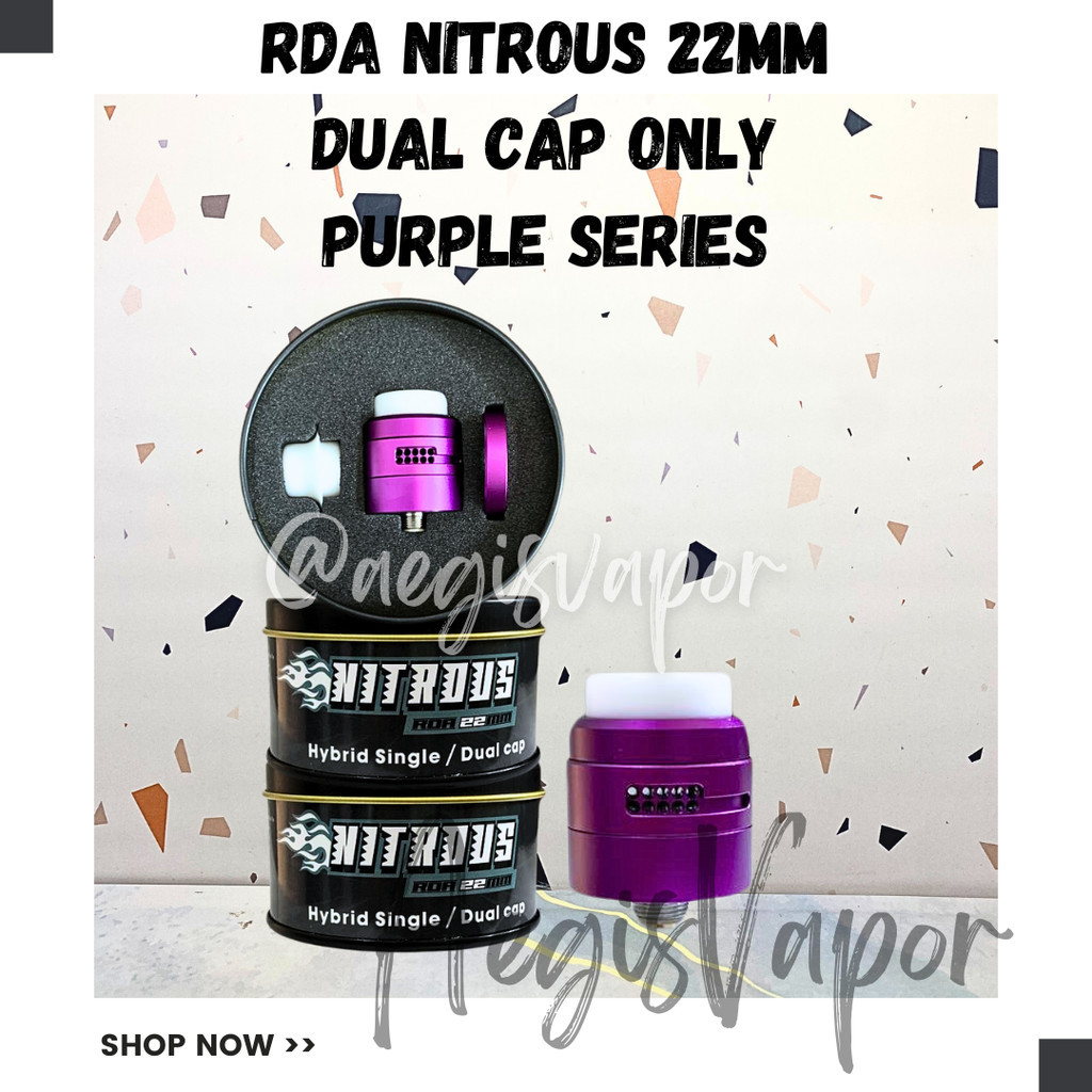 Jual Nitrous Dual Cap Purple 22mm | Shopee Indonesia